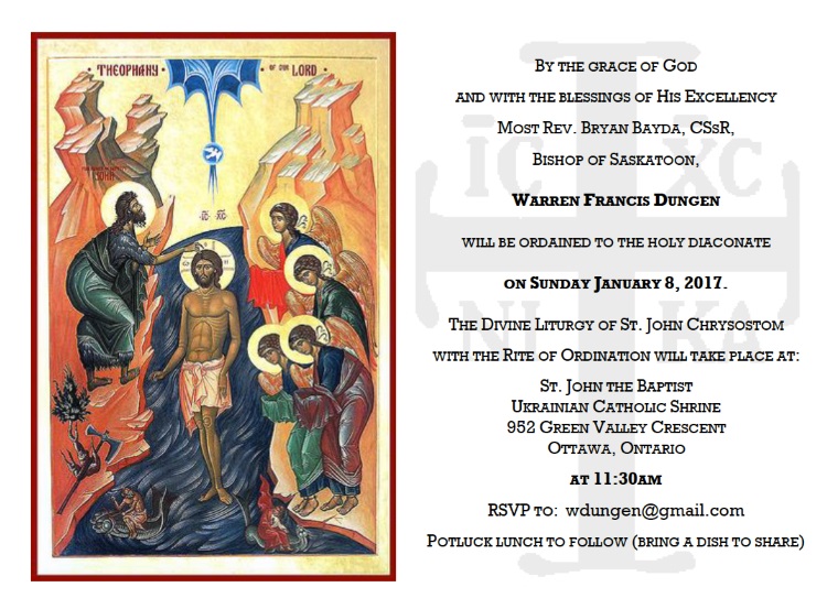 Diaconate Ordination Invitations